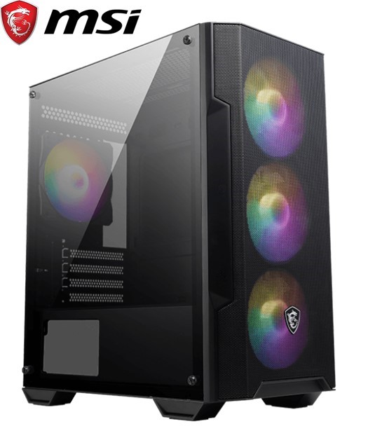 MSI MAG FORGE M100A M-ATX/M-ITX Built-in 4 ARGB Fans Gaming Casing at ...